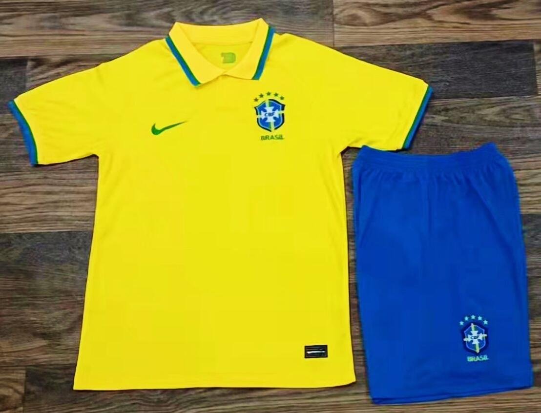 2022 Brazil Home Kit – Grade A Soccer Shop