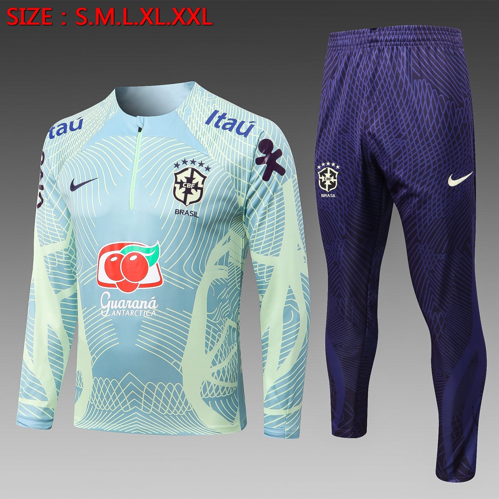 2022-2023 Brazil Training Suit – Grade A Soccer Shop