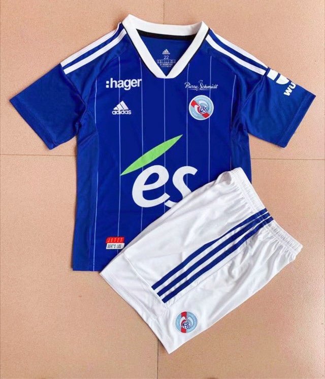 22/23 Strasbourg Home Kit – Grade A Soccer Shop