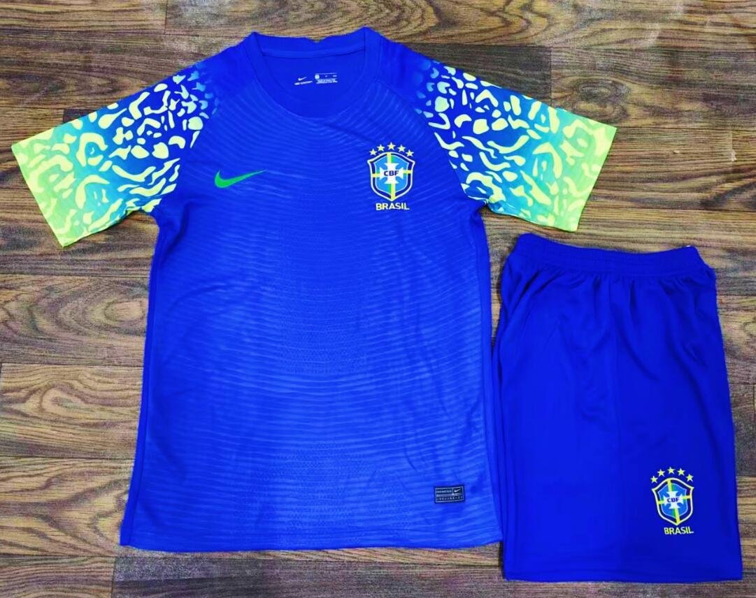 2022 Brazil Away Kit – Grade A Soccer Shop